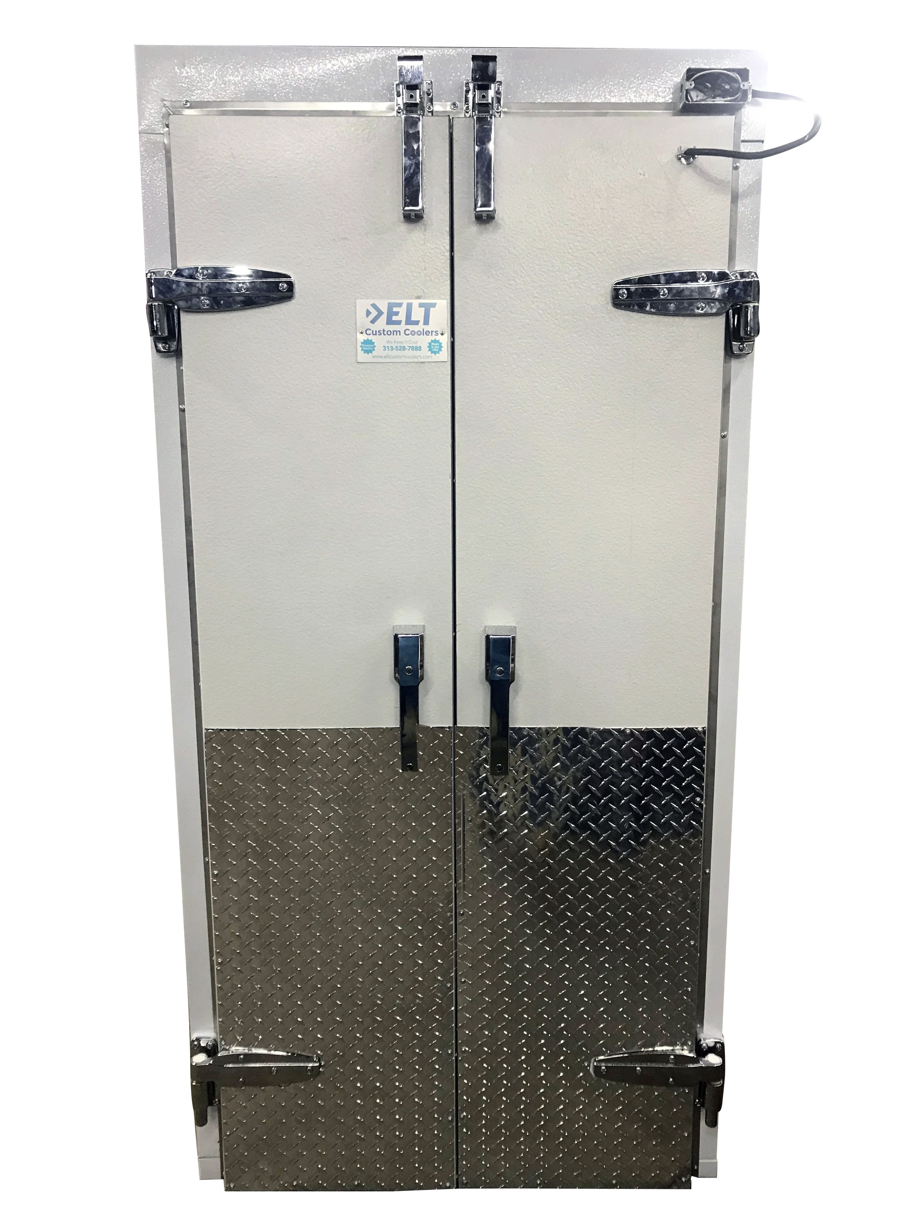 French Cooler Door 72”x 84 “ Prehung with Frame