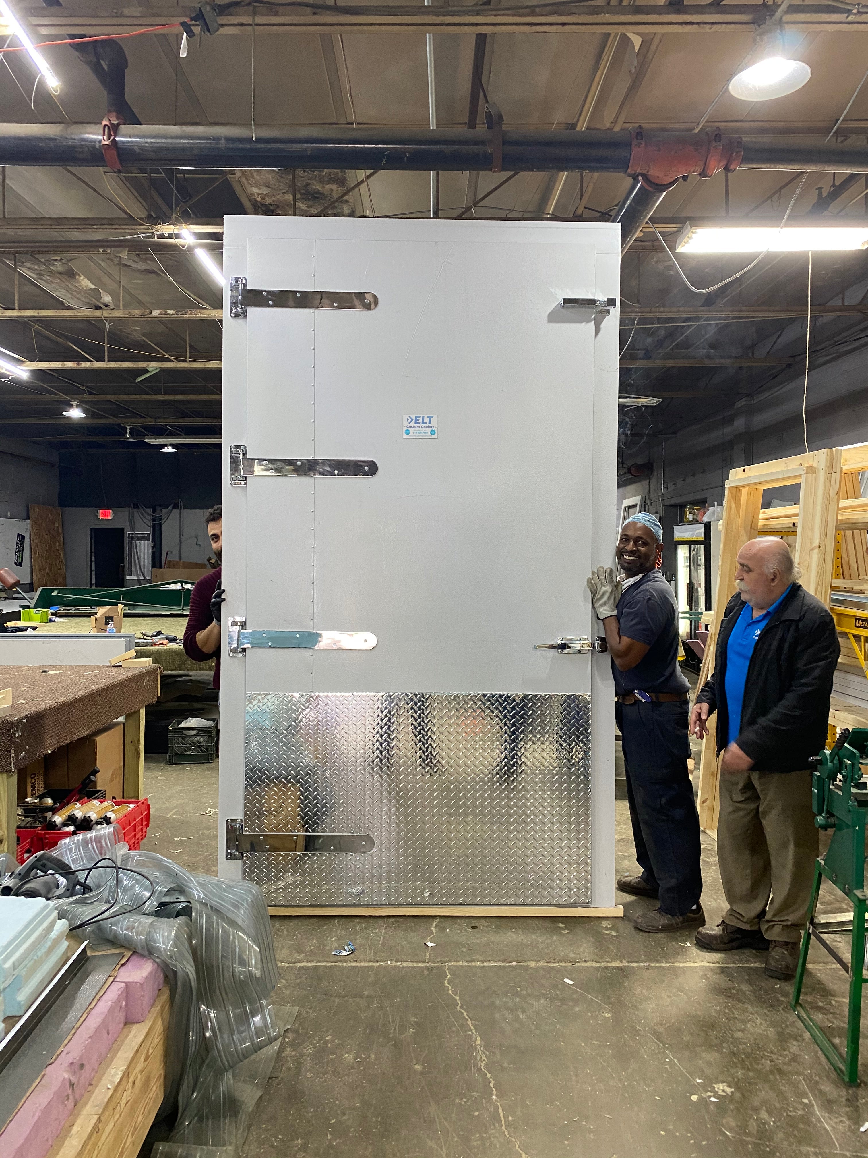Walk in Cooler Replacement Door 47”x 120“ Prehung with Plug Frame