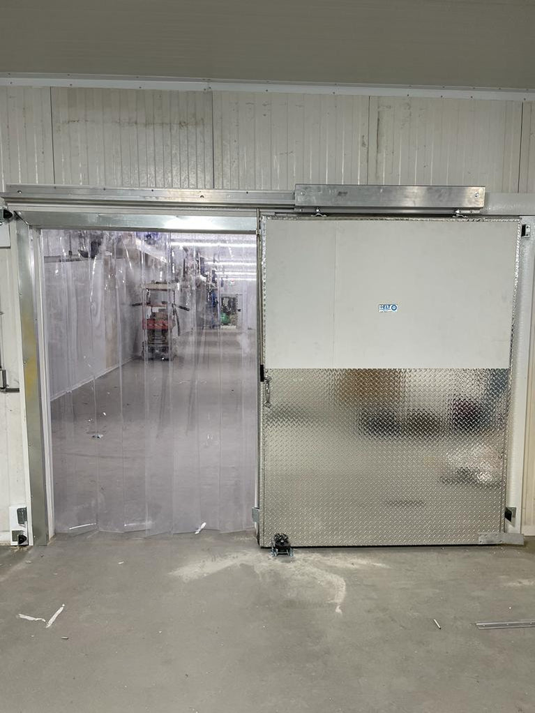 Walk in Freezer Sliding Door 72”x 78 “ Prehung with Heated Jamb ...